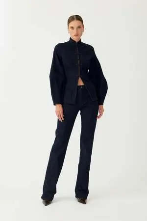 SAU LEE Issac Denim Shirt
