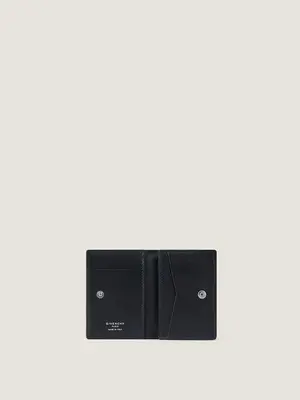 Givenchy Flap Card Holder In Grained Leather