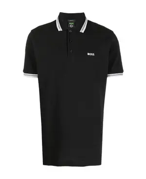 Hugo Boss Logo Embroidered Short-sleeved Polo Shirt