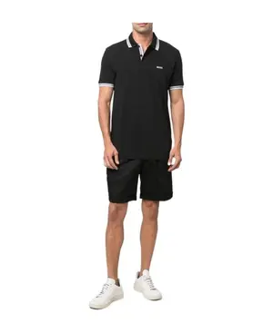 Hugo Boss Logo Embroidered Short-sleeved Polo Shirt