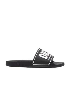 DIESEL® Sa-mayemi Cc Logo Embossed Pool Slides