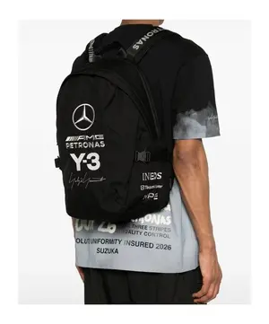 Y3 Logo-embroidered Backpack