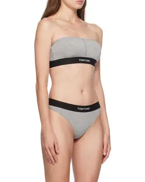 TOM FORD Logo Underband Bandeau Bra