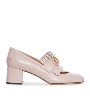 Valentino Garavani Vlogo Signature Fringe Detailed Pumps - Pink