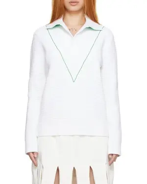 Bottega Veneta Contrast V Knitted Jumper