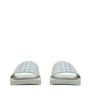 Burberry Check Slides - Haimolv