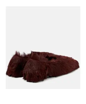 JIL SANDER Calf Hair Flats