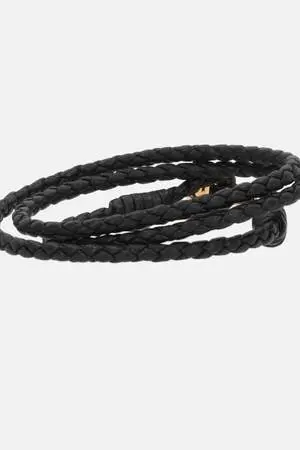 TOM FORD Braided Bracelet With T Plaque