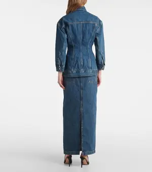 Wardrobe.NYC Denim Jacket With Nipped Waist