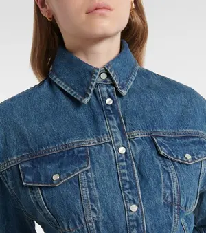 Wardrobe.NYC Denim Jacket With Nipped Waist