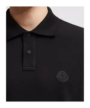 Moncler Logo Patch Short-sleeved Polo Shirt