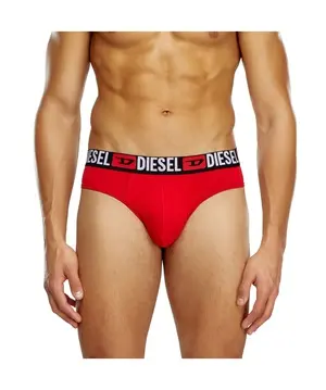 DIESEL® Three-pack Logo-print Briefs