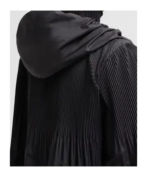 Moncler Auxonne Logo Patch Hooded Jacket - Black