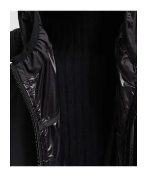 Moncler Auxonne Logo Patch Hooded Jacket - Black