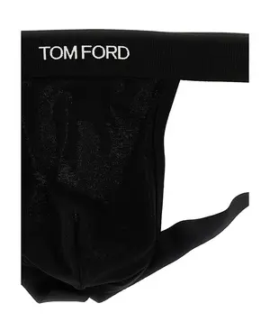 TOM FORD Logo-waistband Stretched Briefs