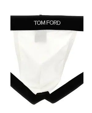 TOM FORD Logo-waistband Stretched Briefs