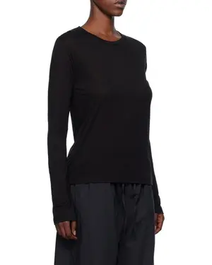 BASERANGE Long-sleeve Lyocell T-shirt