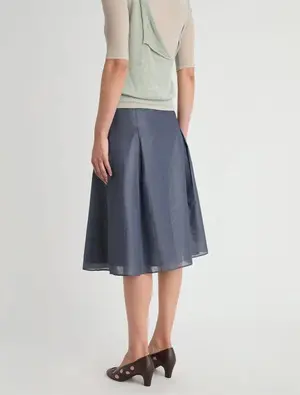 Paloma Wool Pleated Midi Skirt