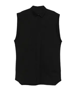 Rick Owens Jumbo Button Fastening Overshirt - Black