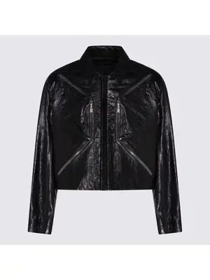 Rick Owens Textured Zip-detail Jacket