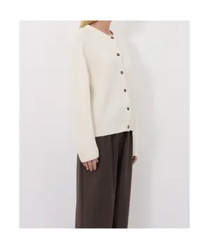 Loulou De Saison Button-up Wool-cashmere Cardigan