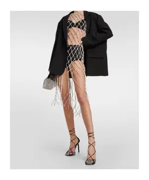 Giuseppe Di Morabito Crystal-embellished Minidress
