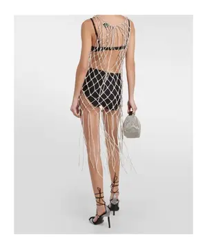 Giuseppe Di Morabito Crystal-embellished Minidress