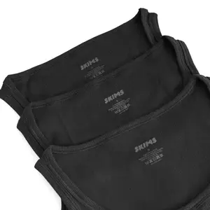 SKIMS Ribbed Knit Vest Three-pack