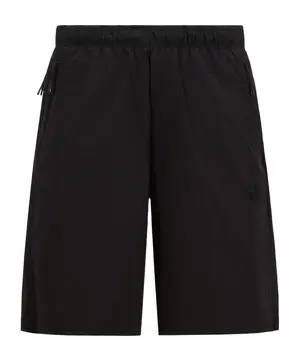 Moncler Logo Patch Shorts - Black