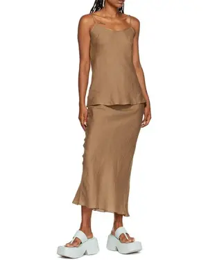 BASERANGE Dydine Linen Maxi Skirt