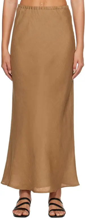 BASERANGE Dydine Linen Maxi Skirt