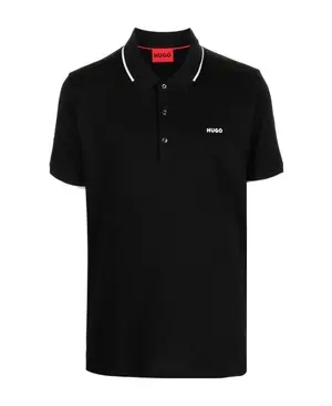 Hugo Boss Hugo Contrast Trim Logo Polo Shirt