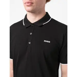 Hugo Boss Hugo Contrast Trim Logo Polo Shirt