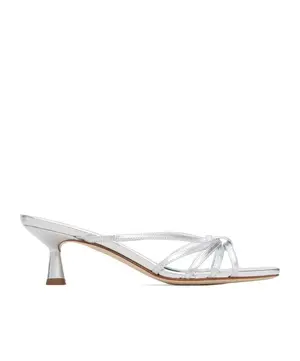 AeydĒ Abby Strapped Sandals - Silver