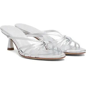 AeydĒ Abby Strapped Sandals - Silver