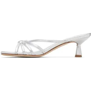 AeydĒ Abby Strapped Sandals - Silver