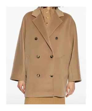 Max Mara Lapel Long-sleeved Coat