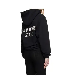 Fear Of God Zipper Hooded Sweatshirt