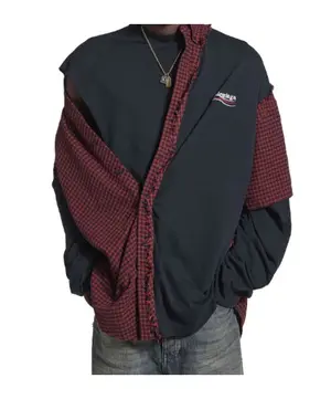 Balenciaga Panelled Long-sleeve Shirt