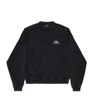 Balenciaga Logo Embroidered Crewneck Sweatshirt