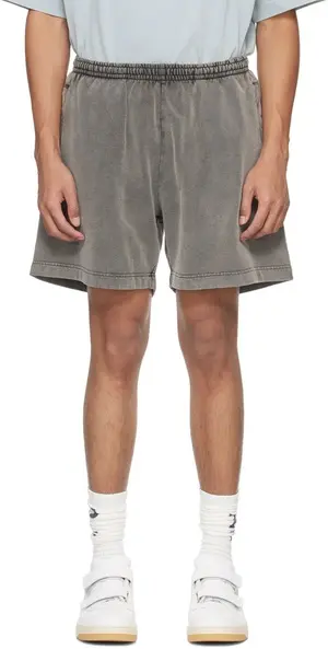 Acne Studios Faded Effect Cotton Shorts