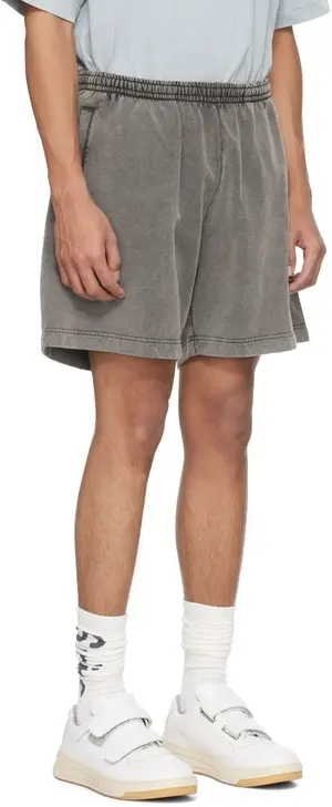 Acne Studios Faded Effect Cotton Shorts