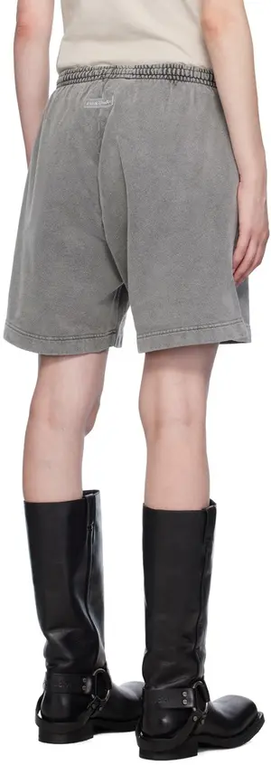 Acne Studios Faded Effect Cotton Shorts