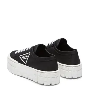 Prada Double Wheel Thick-soled Nylon Gabardine Trainers