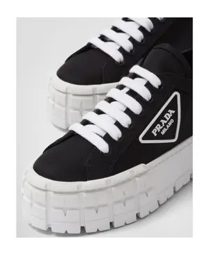 Prada Double Wheel Thick-soled Nylon Gabardine Trainers