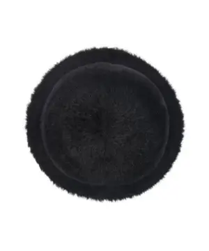 Burberry Knight Stamp Faux Fur Bucket Hat