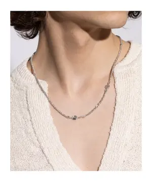 Isabel Marant Étoile Gary Engraved Logo Necklace