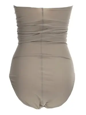 Rick Owens One Piece Ruched Swimsuit