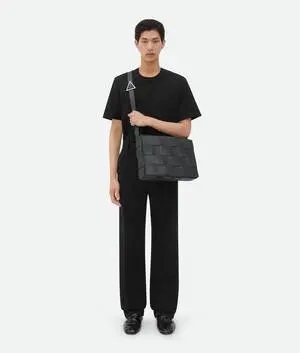 Bottega Veneta Maxi Cassette Cross Body Bag - Stone Grey