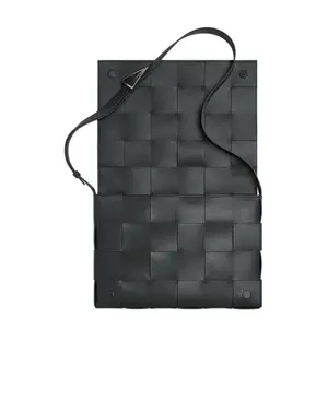 Bottega Veneta Maxi Cassette Cross Body Bag - Stone Grey